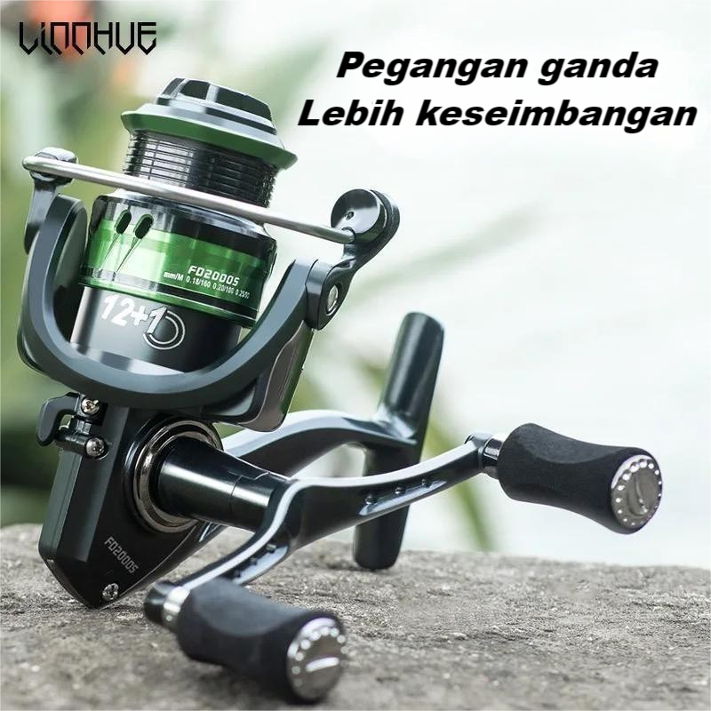 Jual double grip fishing reel FD2000-4000 Max Drag 8KG CNC metal handle ...