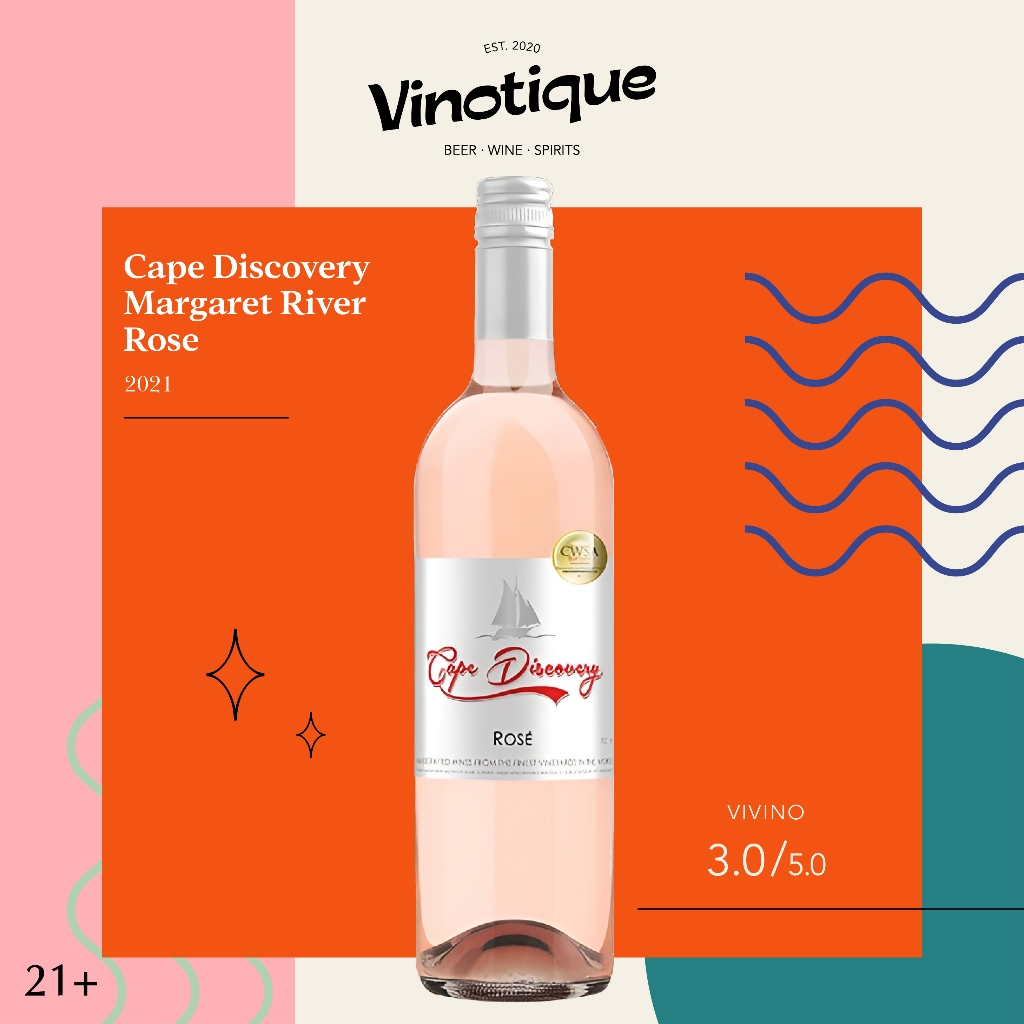Jual Cape Discovery Margaret River Rose 2021 [750ml] | Shopee Indonesia