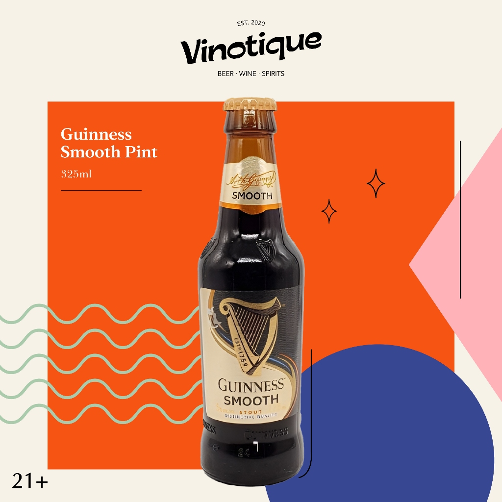 Jual GUINNESS SMOOTH PINT 325 ML - 5 BTL | Shopee Indonesia