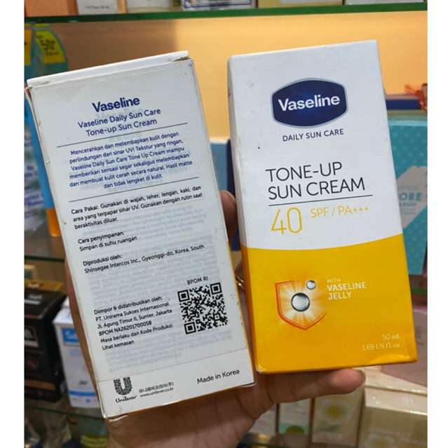 Jual VASELINE PROMO TONE UP SUN CREAM SPF 40Pa+++ Made Korea | VASELINE ...