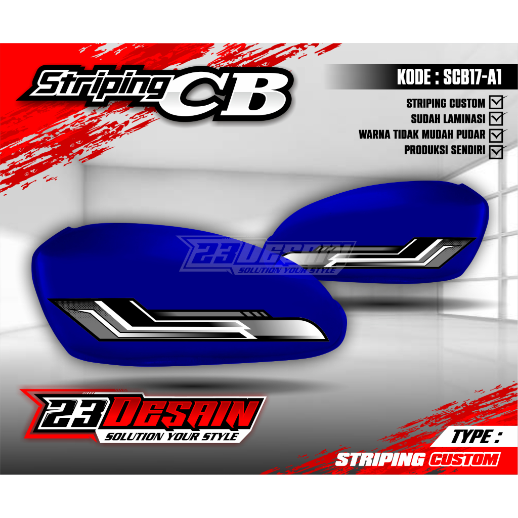 Jual striping cb motif terbaru airbrush phetonggraffis Striping CB ...