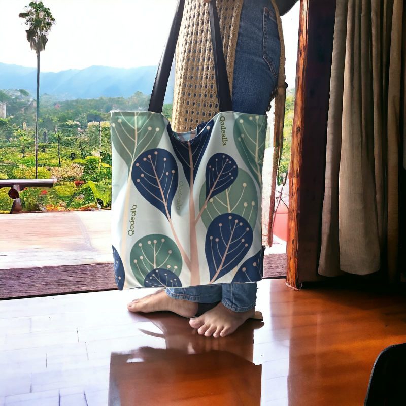 Jual TOTE BAG NYLON ANTI AIR MOTIF BUNGA TOTE BAG KOREA TOTE BAG GRAD A ...