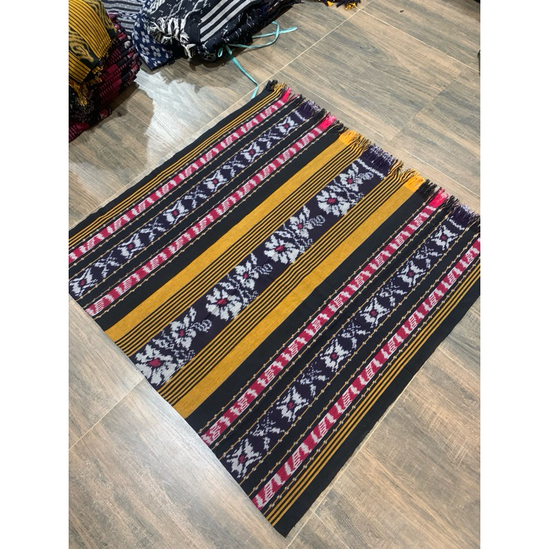 Jual kain tenun tradisional motif batak mawar mix lurik | Shopee Indonesia