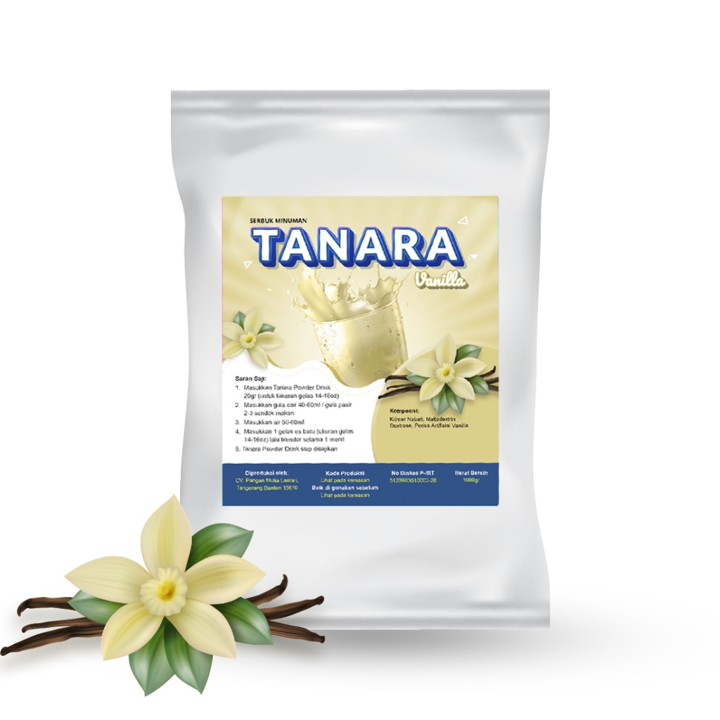 Jual Bubuk Vanilla Plain 1kg - Distributor Serbuk Minuman Bubble Drink ...