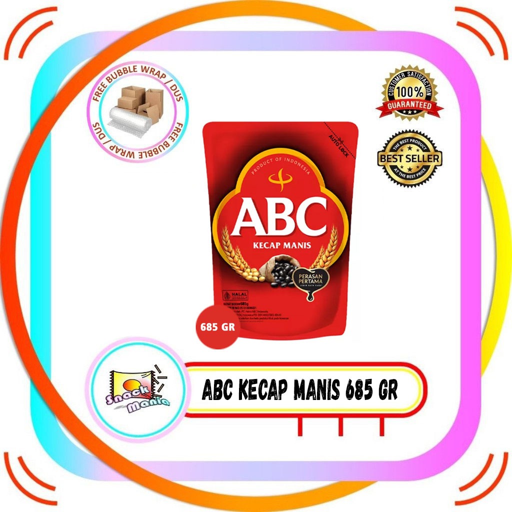 Jual ABC Kecap Manis Pouch 685 gr kemasan baru 600 gr | Shopee Indonesia