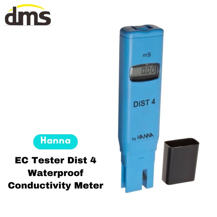 Jual EC Tester Dist 4 Waterproof Conductivity Meter Hanna | Shopee ...