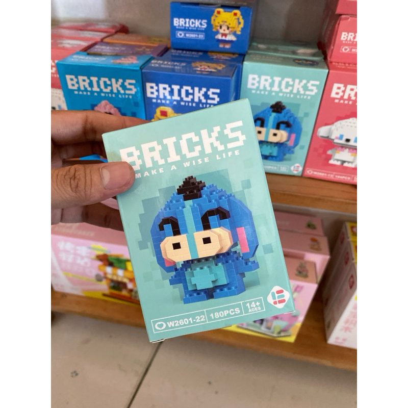 Jual LEGO BRICK LUCU Bricks Toys Model Kartun Building Blok Nano 3D ...