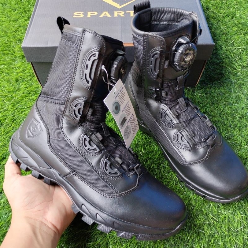 Jual SEPATU PDL SPARTAN EXTRACT POLOS KULIT ASLI | Shopee Indonesia