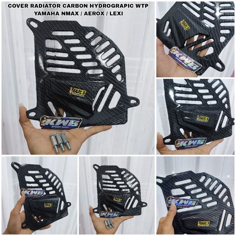 Jual Cover radiator nmax maxi aerox lexi carbon hydrograpic wtp COVER ...