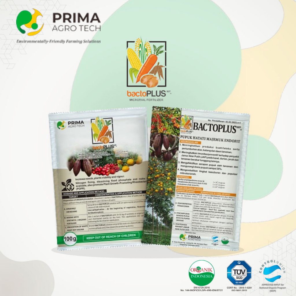 Jual Bactoplus 100gr - Endophyte Compound Bio Fertilizer By Prima Agro Tech | Shopee Indonesia
