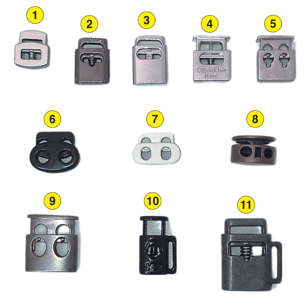 Jual Lock Stoper Stopper Besi Pengunci Tali Sepatu Celana | Shopee ...