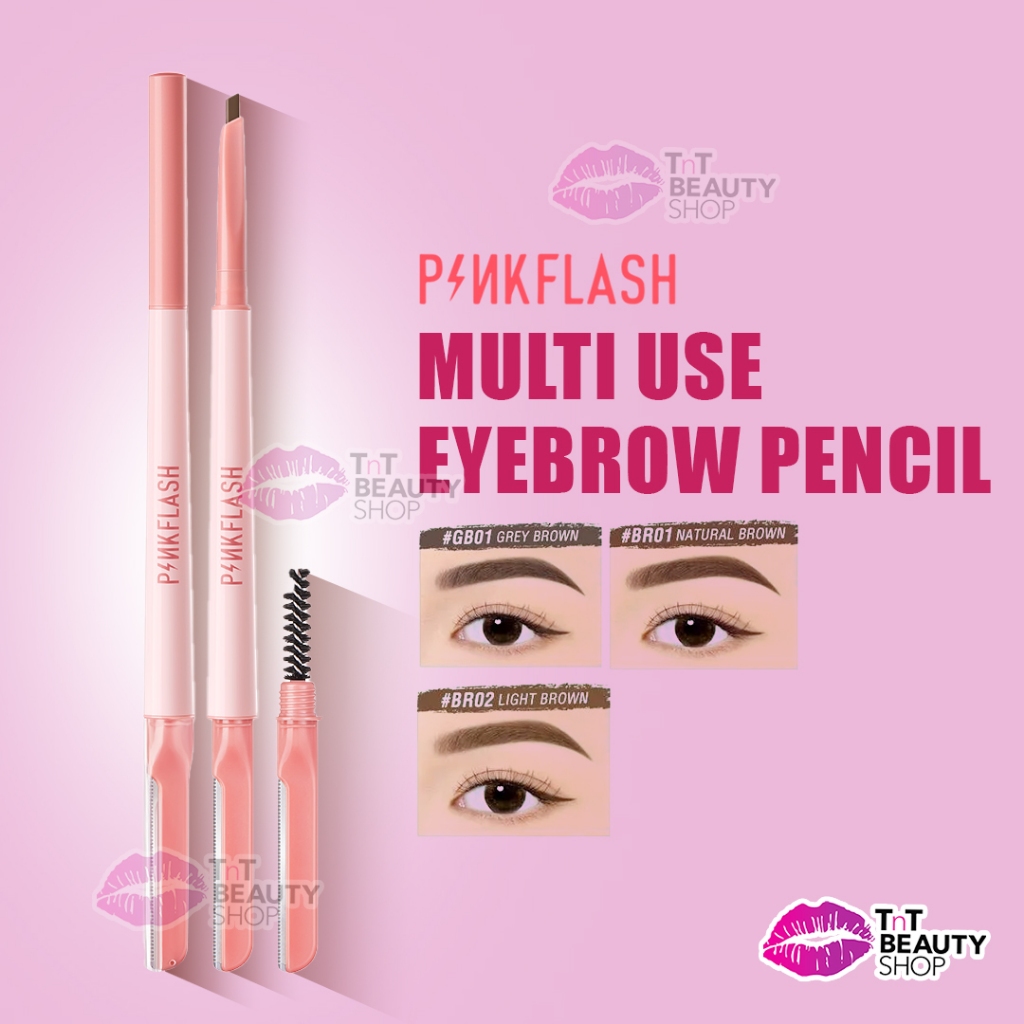 Jual PINKFLASH multi use eyebrow pencil | E17 - TnT Beauty Shop ...