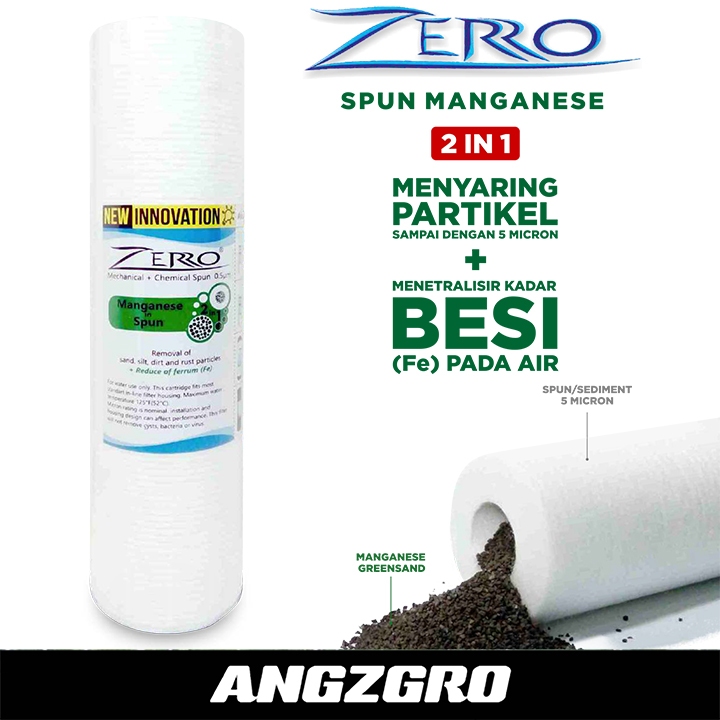 Jual CARBON ONE Zerro Spun Manganese Greensand Water Purifier Filter Air Pe BDG | Shopee Indonesia