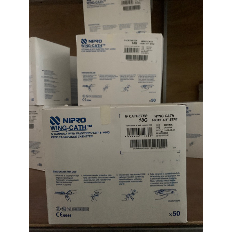 Jual NIPRO IV CATHETER PER BOX ISI 50 PCS | Shopee Indonesia