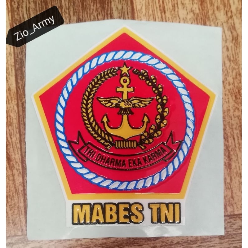 Jual Stiker Embos Mabes TNI Segilima | Shopee Indonesia
