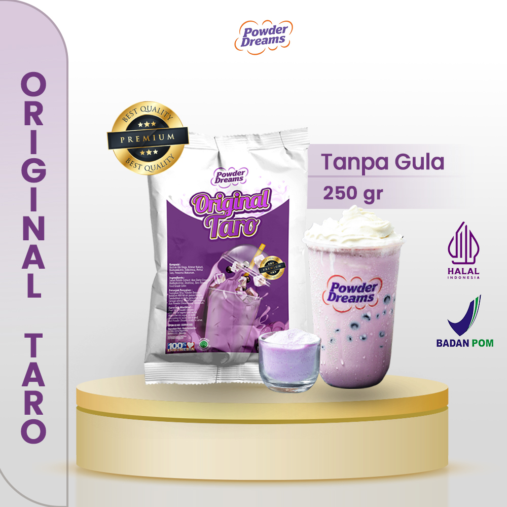 Jual Powder Dreams - Bubuk Minuman Rasa Taro 250 Gram | Shopee Indonesia