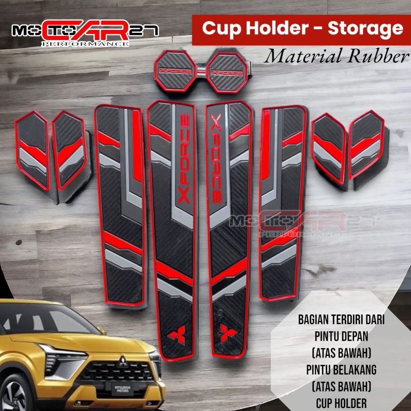 Jual Cup Holder storage mitshubishi xforce alas cup holder mobil ...