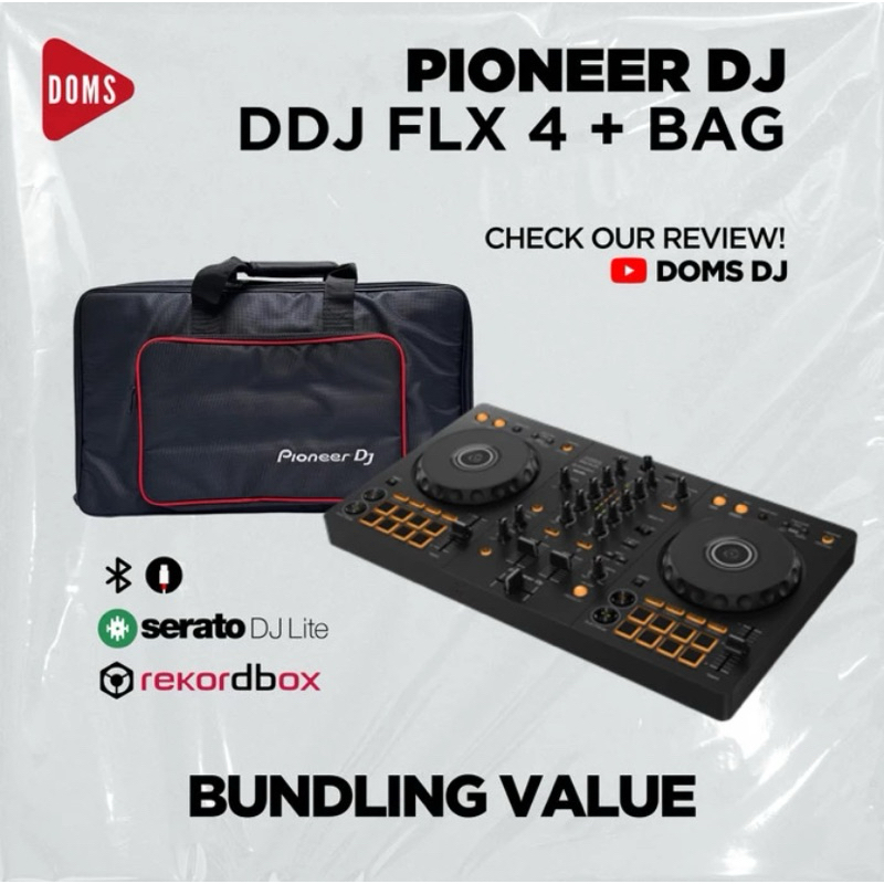 Jual PIONEER DJ - DDJ FLX 4 + BAG | DOMS DJ | Shopee Indonesia
