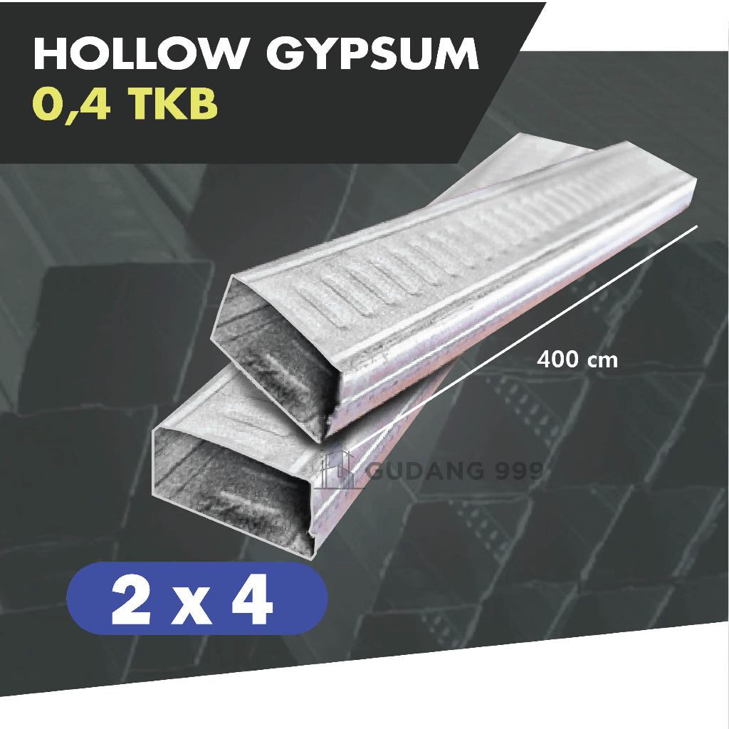 Jual Hollow 2x4 Holo 0.4 mm TKB Real / Real Hollow / Holo Galvalum ...