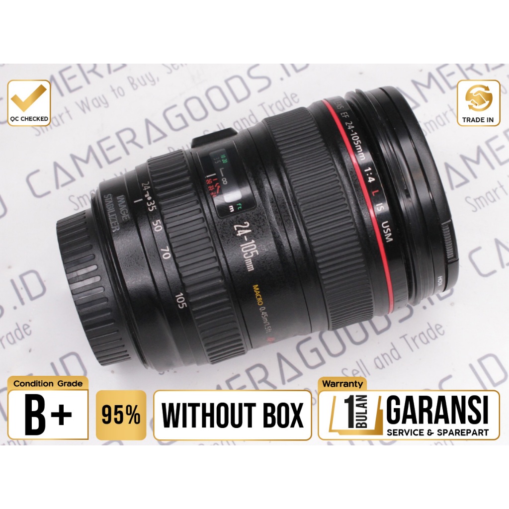Jual Canon EF 24-105mm F4L IS USM Lens - Grade B+ - L230856 | Shopee Indonesia