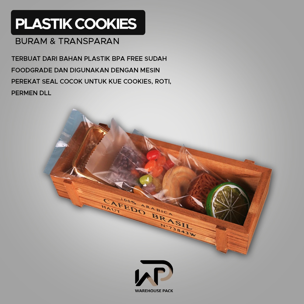 Jual ( 100 Pcs ) Plastik Cookies | Plastik Sealer Mooncake Nastar ...