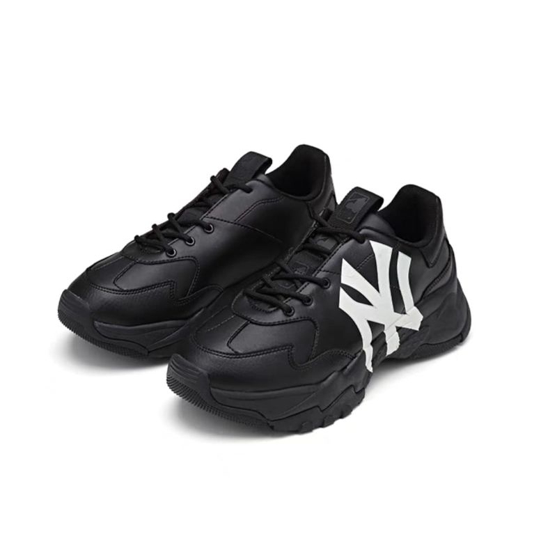 Jual Sepatu MLB Bigball Chunky NY Yankees Black White Unisex / MLB ...