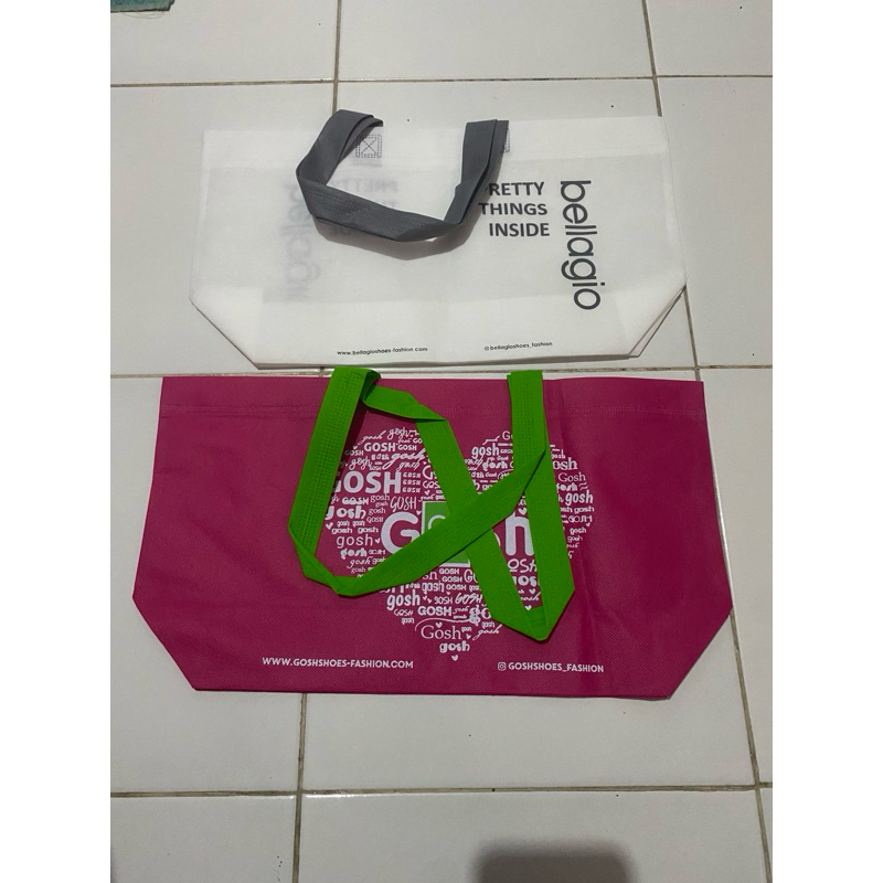 Jual Totebag/shopping bag GOSH, Bellagio, Rotelli | Shopee Indonesia