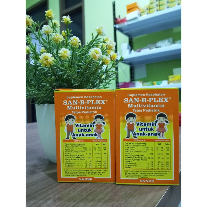 Jual SANBE PLEX PEDIATRIC DROP 15ML MULTIVITAMIN / SUPLEMEN KESEHATAN ...