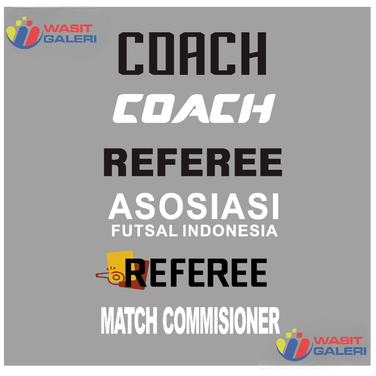 Jual PATCH SABLON WASIT PUNGGUNG - REFEREE PUTIH - REFEREE HITAM ...