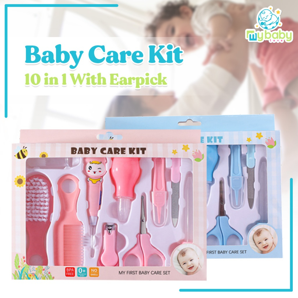 Jual BABY CARE NAIL KIT SET Alat Perawatan Bayi 10in1 Termometer Sisir ...