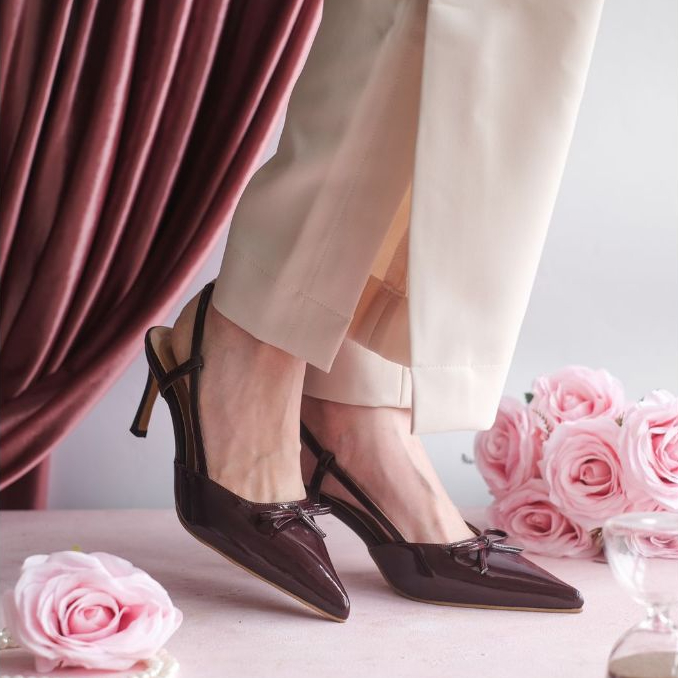 Jual Cupid String Heels — X Natassa Tanis — Tangerine Marché | Patent ...