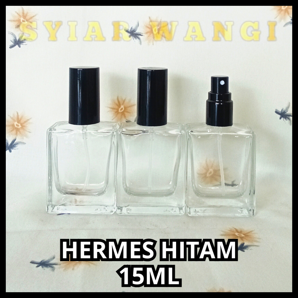 Jual Botol Parfum SPRAY HERMES TUTUP HITAM 15ML - Botol Parfum ISI ...
