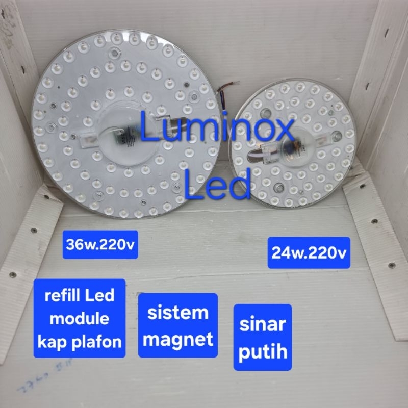 Jual lampu module kap plafon led 24w 36w / refill kap ceiling 36watt ...