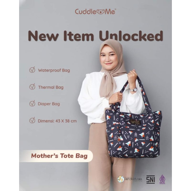 Jual Cuddle Me Mother's Tote Bag Tas Bayi Thermal Susu Laptop Muat ...