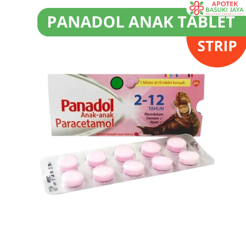 Jual PANADOL paracetamol TABLET kunyah untuk demam dan sakit gigi ANAK | Shopee Indonesia