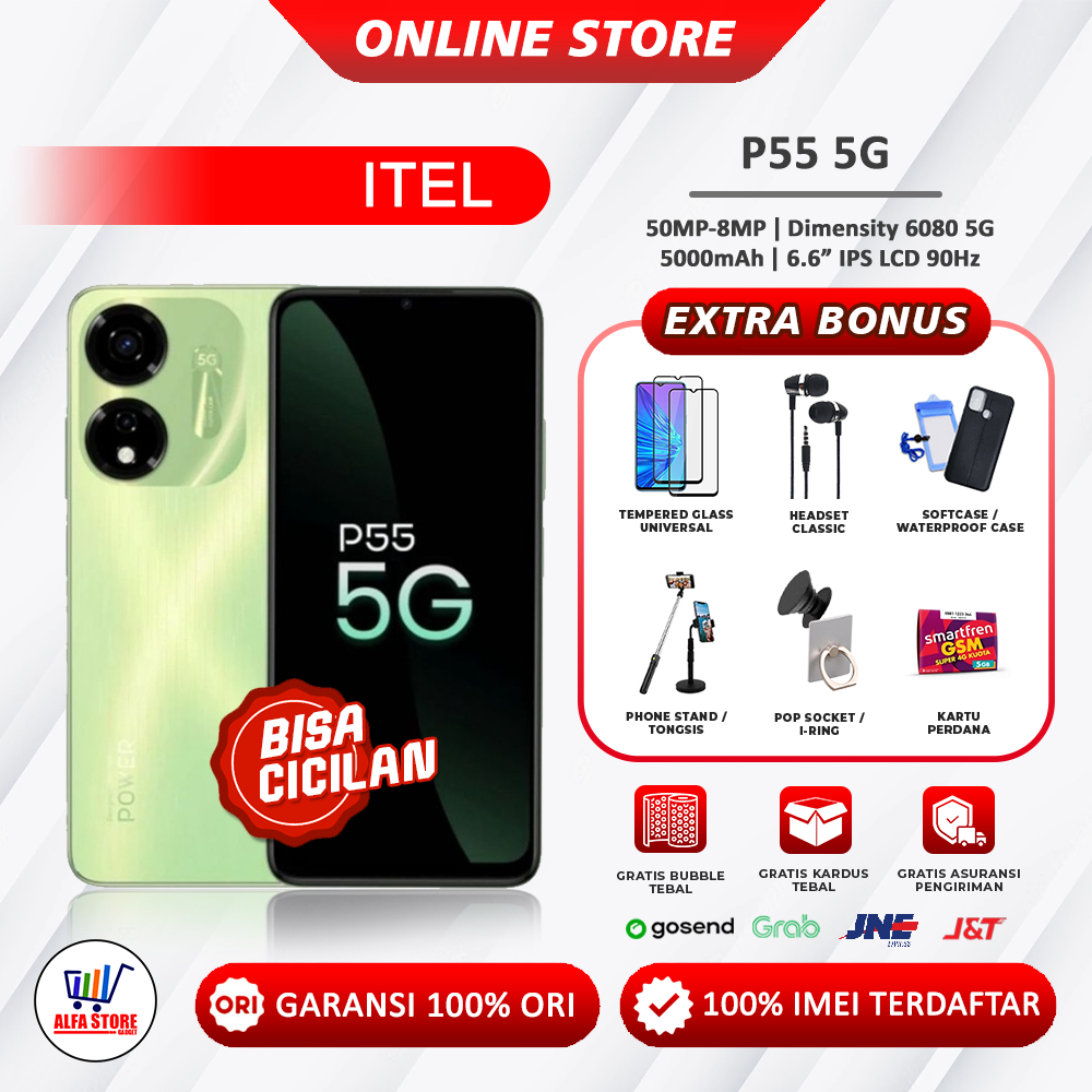 Jual itel p65 ram 8/128gb itel p55 5G p55 4G ram 8/256 ram 8/128 ram 6 ...