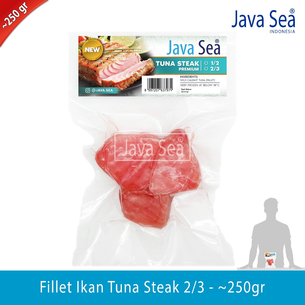 Jual Fillet Ikan Tuna Steak 2/3 pack 200-300gr Java Sea | Shopee Indonesia
