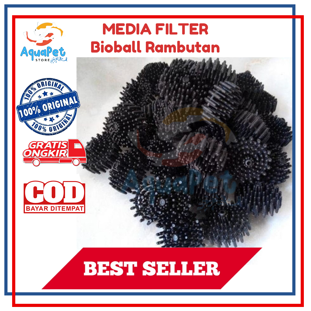 Jual Bioball Media Filter Aquarium Bio ball Rambutan Spike | Shopee ...