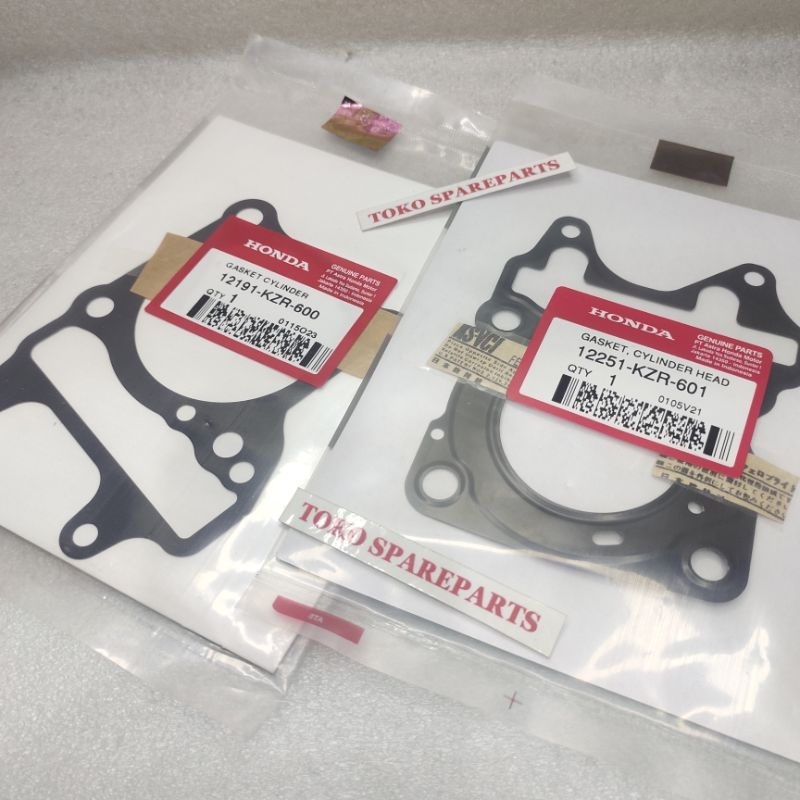 Jual 12251-KZR-601 GASKET CYLINDER HEAD Deksel dan Paking blok Vario 125 original 12191-KVB-600 ...