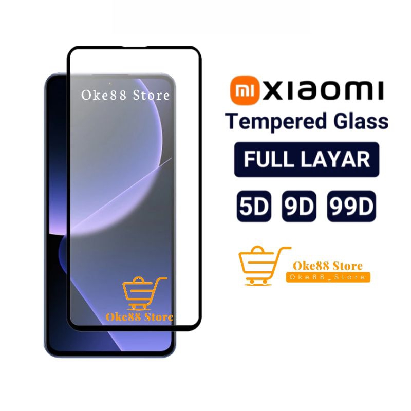 Jual Tempered Glass Full Layar 9D Xiaomi Mi 14T 14T Pro 13T 13T Pro 12T 12T Pro 12 Lite 12 Pro ...