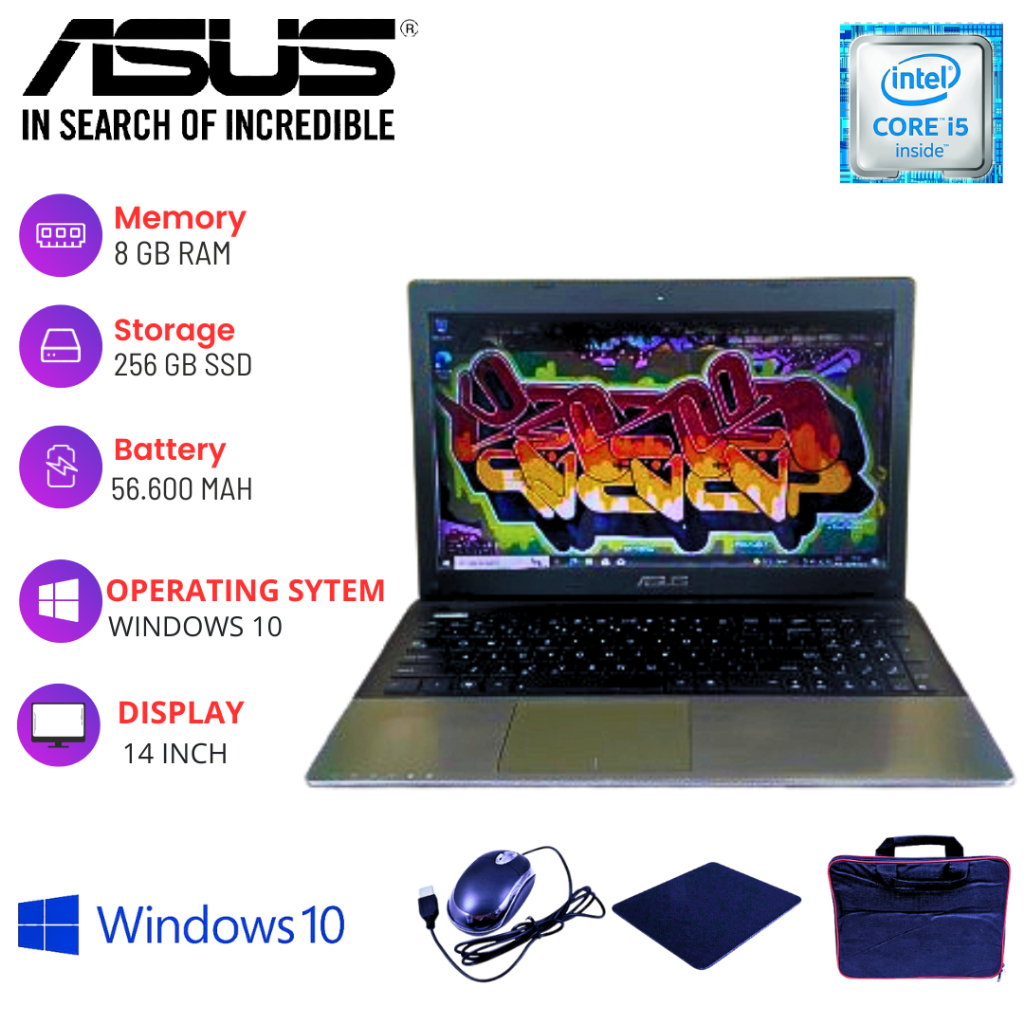Jual LAPTOP ASUS K55A/ALTEC X53SV/F555L/F556U/K53E/X541UA SECOND ...