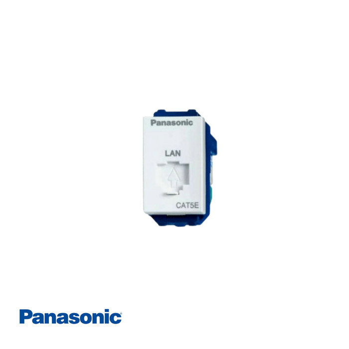 Jual Mata Outlet Data Lan Jaringan internet RJ45 Cat5e Cat5 Cat Category 5 e Panasonic wide ...