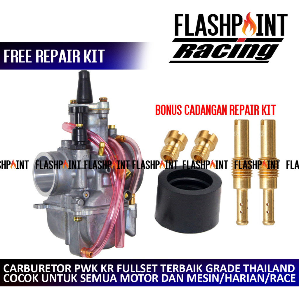 Jual (BISA COD) KARBURATOR KR150 SEMUA MOTOR SUPER GRADE KR 150 24 26 28 30 KOTAK PWK30 PWK28 ...