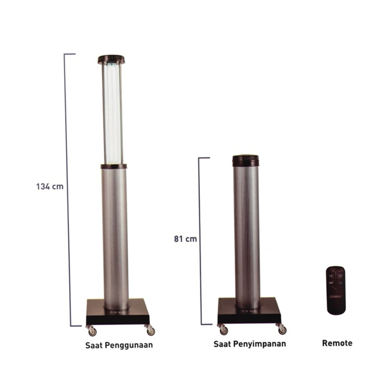 Jual Alat sterilisasi/Lampu Standing Uv Disinfektan tingkat tinggi KRISBOW | Shopee Indonesia