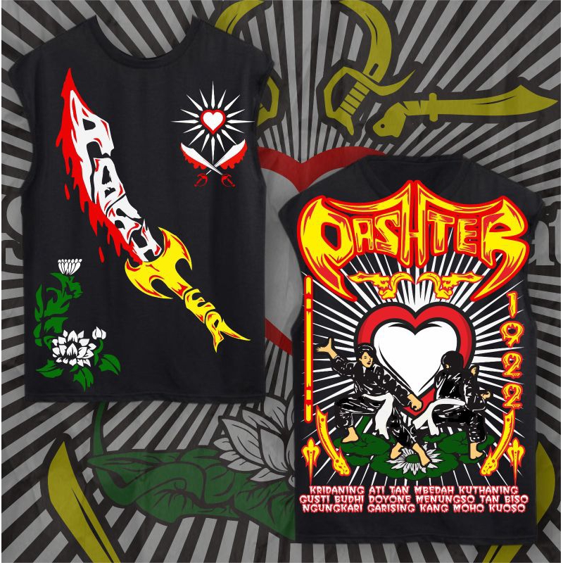 Jual Singlet Motif Baru PSHT Pashter 1922 Sablon Dtf Premium Tidak ...
