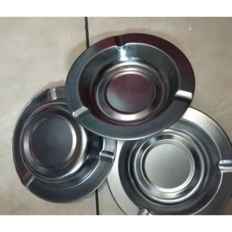 Jual Asbak stainless Bulat dan persegi berbahan tebal murah meriah ...