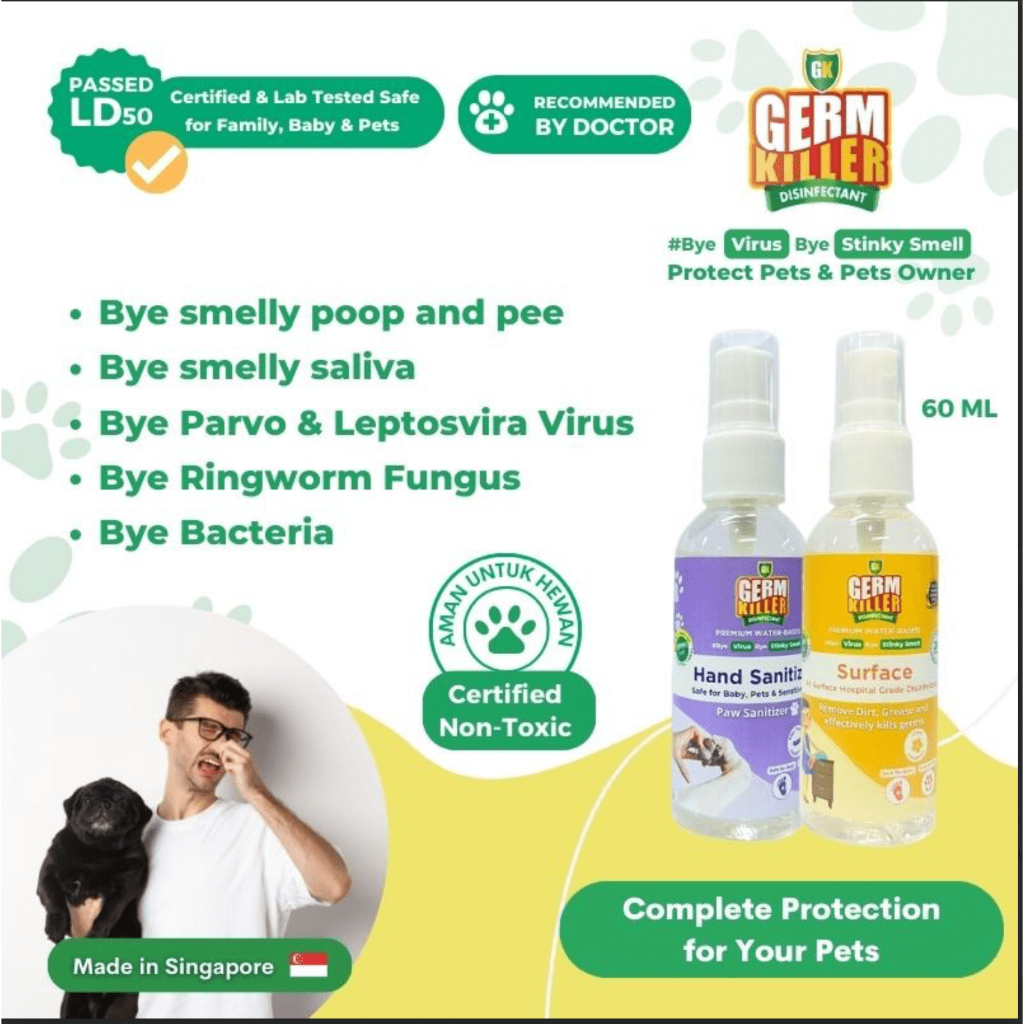 Jual Starter Pack Germ Killer Virus Kuman Mati Pet Odor Remover ...