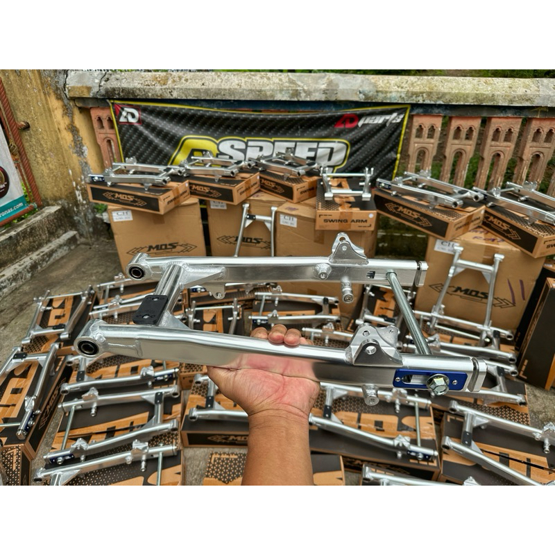 Jual swing arm KAZE mos pnp CB begel panjang arm aluminium mos | Shopee ...