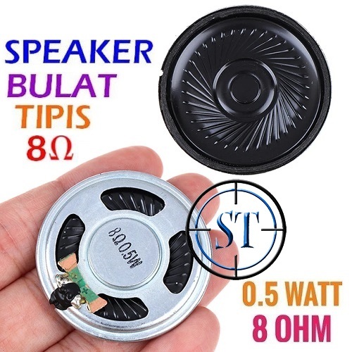 Jual Speaker Mini Buzzer 8 ohm 0.5W 20mm / 23mm / 35mm Audio ...