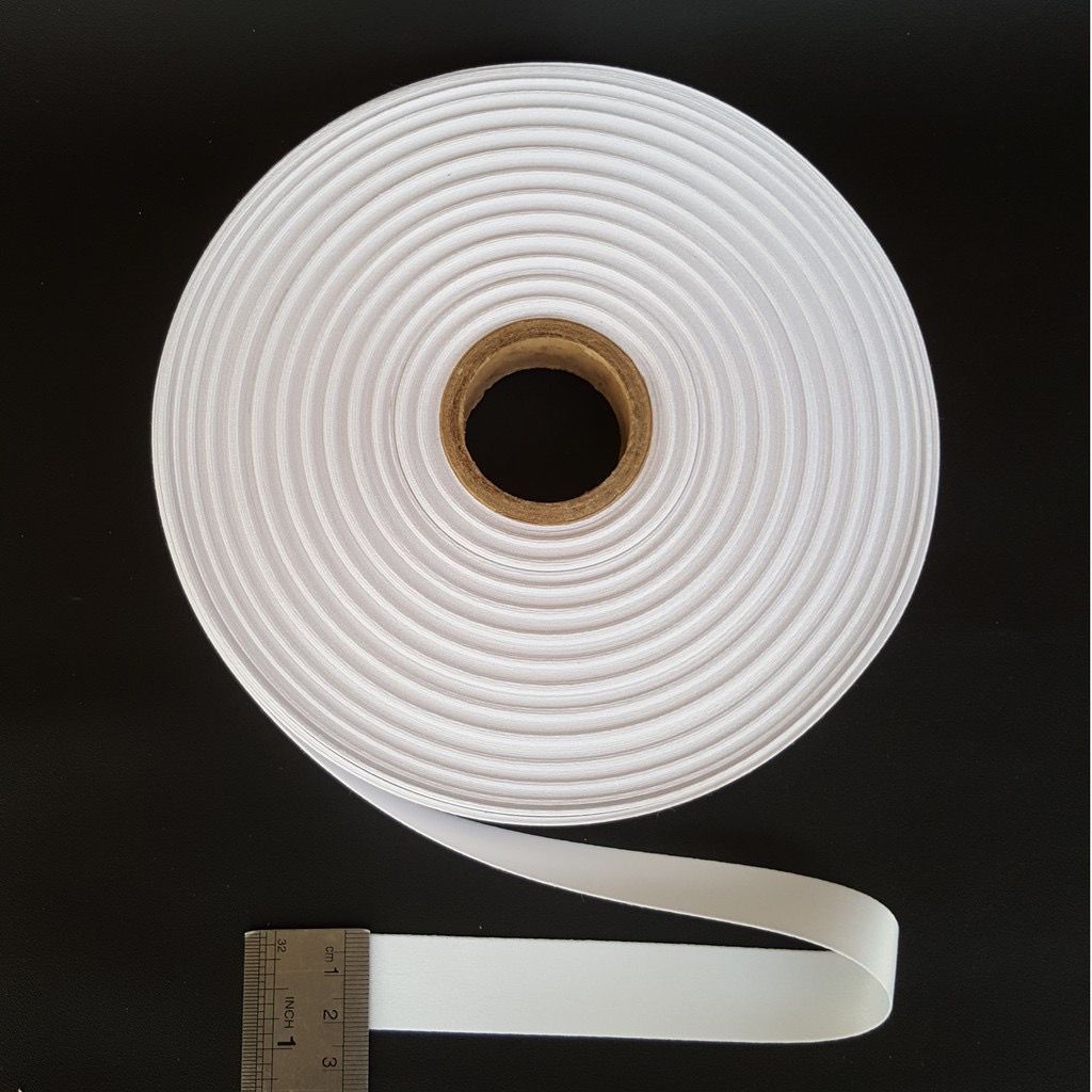 Jual Pita Laundry Taffeta Label Penanda Roll Kain Kertas 13 mm 200 ...